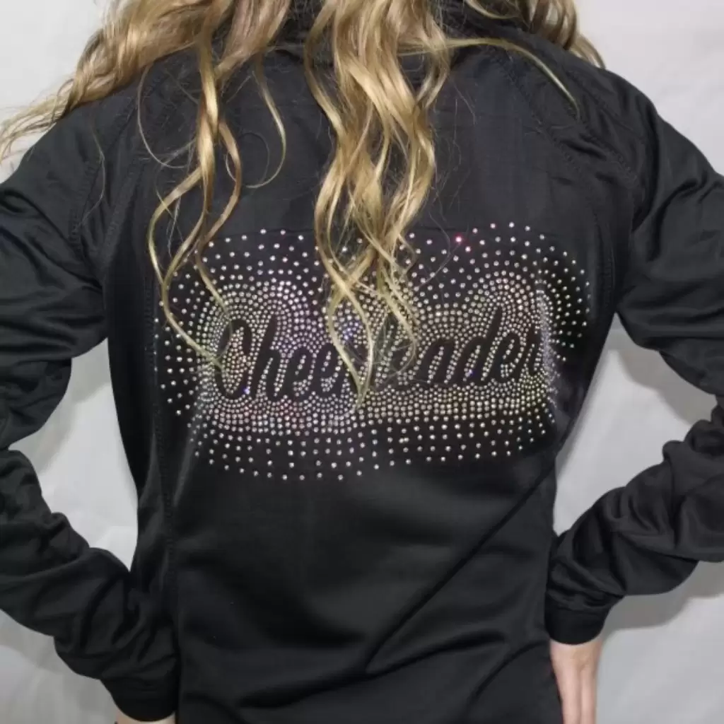 Slim-Fit Cheerleader Zip-Up Jacket – Stylish Cheer Apparel